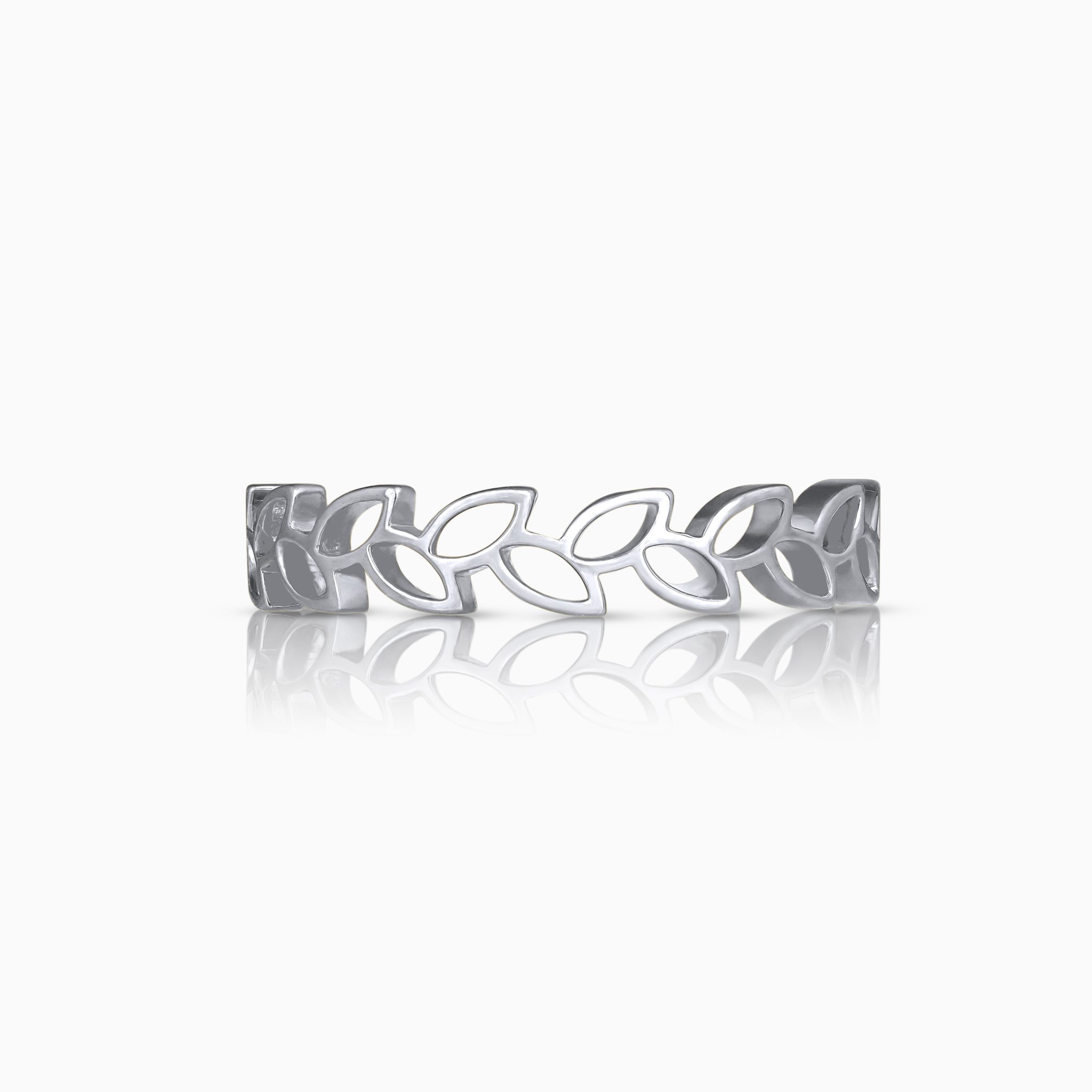 Daria White Gold Band - DINIDU